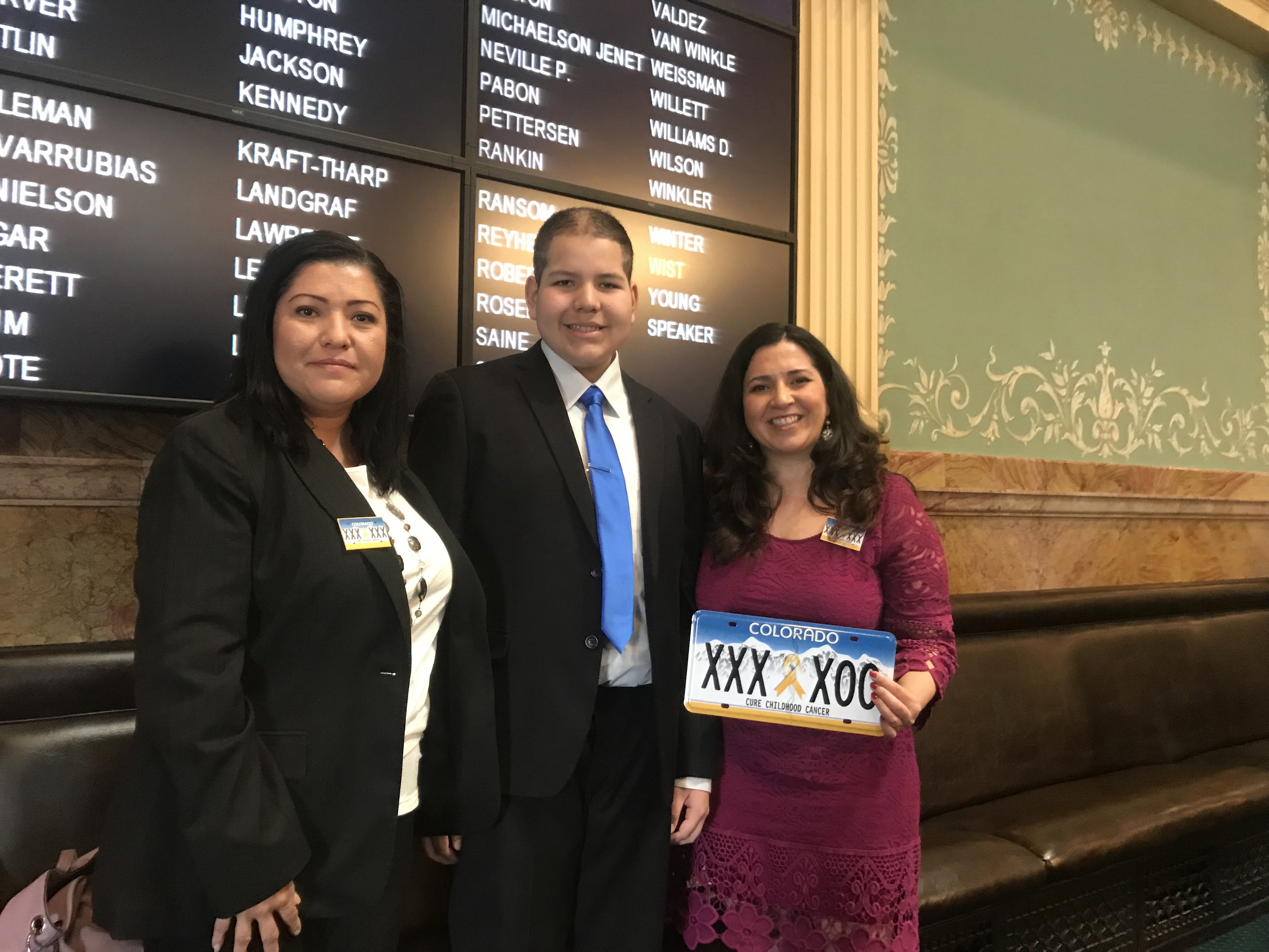 Cure Childhood Cancer License Plate - Morgan Adams Foundation