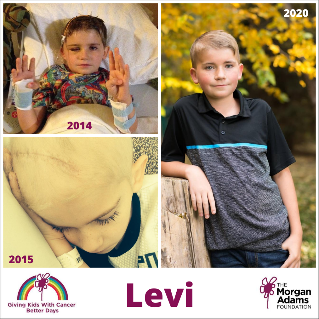 Levi had to leave home for cancer treatment. Today, he's healthy and ...